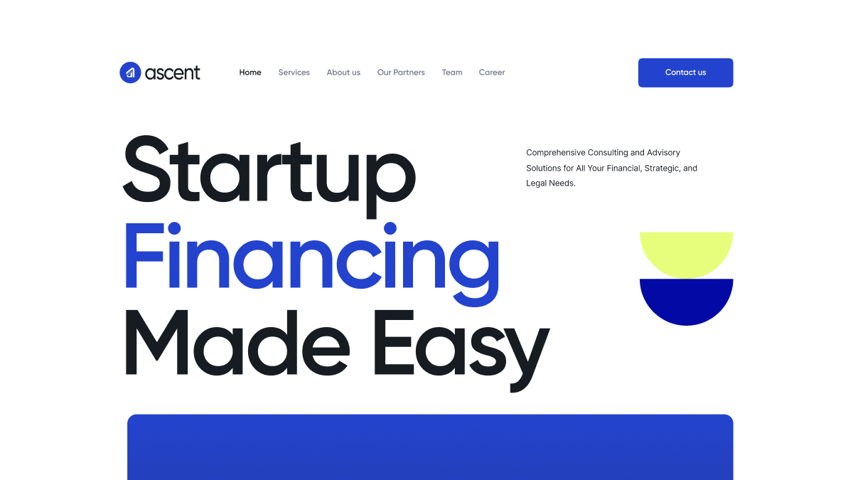 Ascent Advisors - Startup finance made easy - Ascent Advisors
